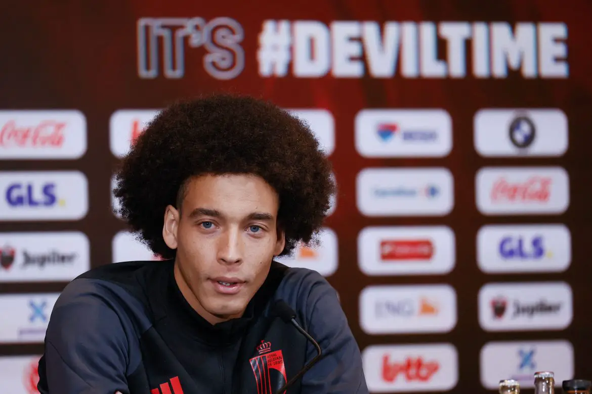 Axel Witsel: "If I have to go out as a central defender, that's where I ...