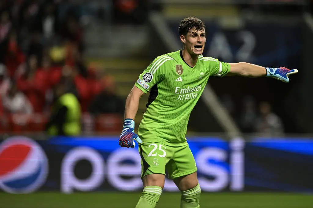 Real Madrid star Andriy Lunin's wife shares and deletes post ...