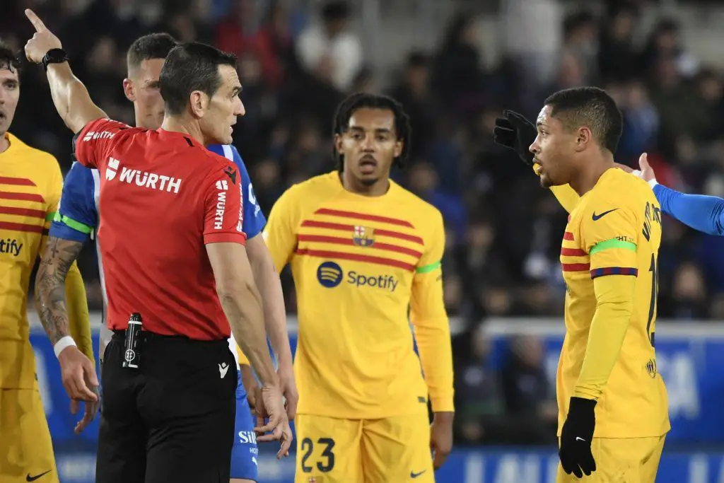 Deco speaks out on Barcelona's Vitor Roque red card appeal - Get ...