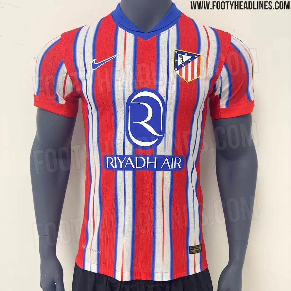 Leaked: Atlético Madrid's Unique 2024/25 home kit - Get Spanish ...