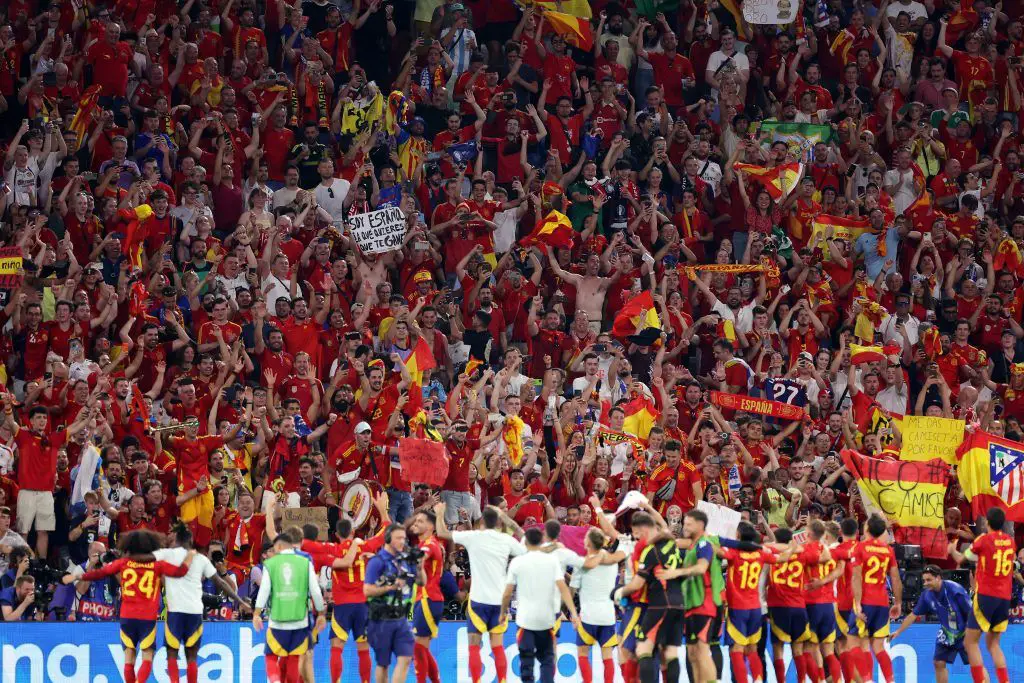 Spain fans set to be outnumbered five to one by England fans ahead of ...