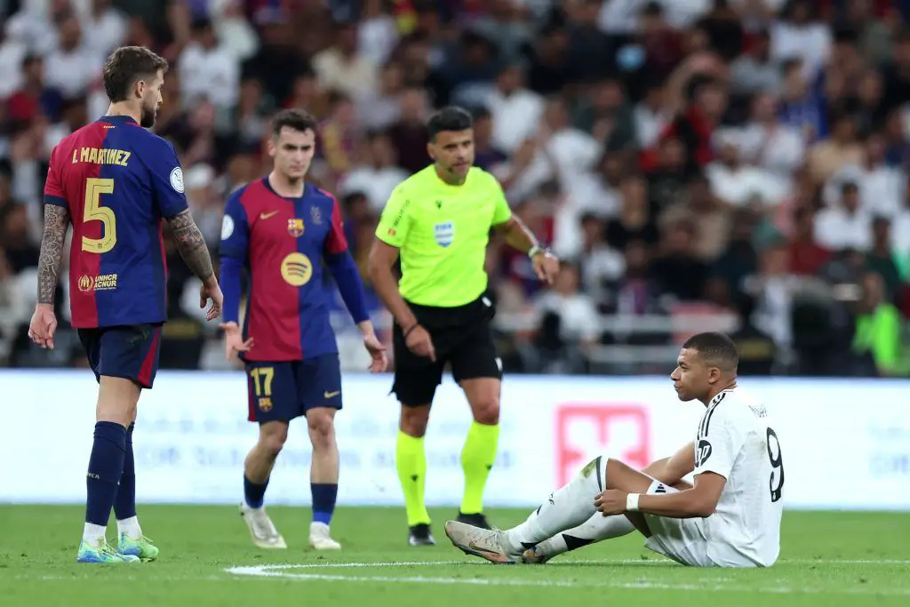 Barcelona star sparks anger of Real Madrid players with actions during ...