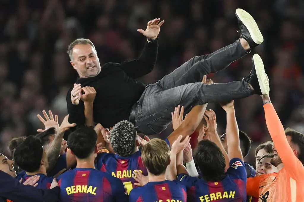Official: Barcelona boss Flick wins La Liga award - Get Spanish ...